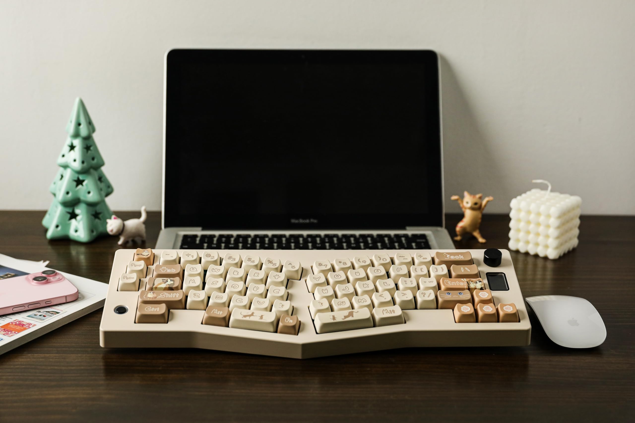 Mua EPOMAKER PurrCap 144 Keys PBT Keycaps Set, Custom Cat-shaped ...