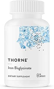 Amazon.com: Thorne Research - Iron Bisglycinate - 25 mg Iron Supplement ...