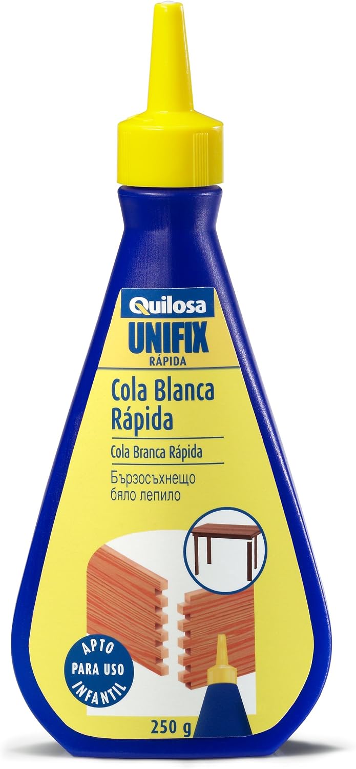 Quilosa T088211 Cola blanca Unifix Rapida, 250 gr: Amazon.es: Bricolaje ...