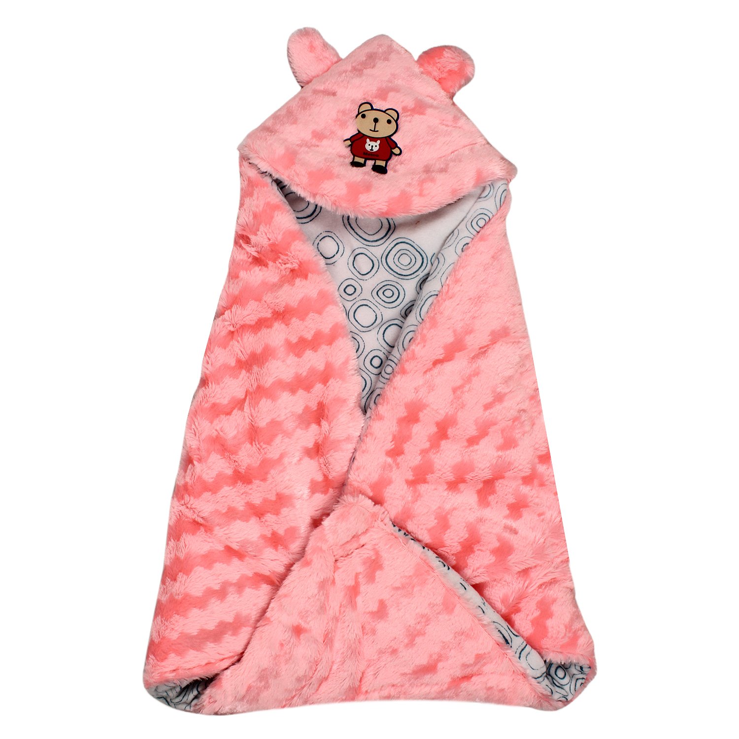 Buy AmazingHind Hooded Baby wrapper. Soft, fluffy Baby swaddlers, baby ...