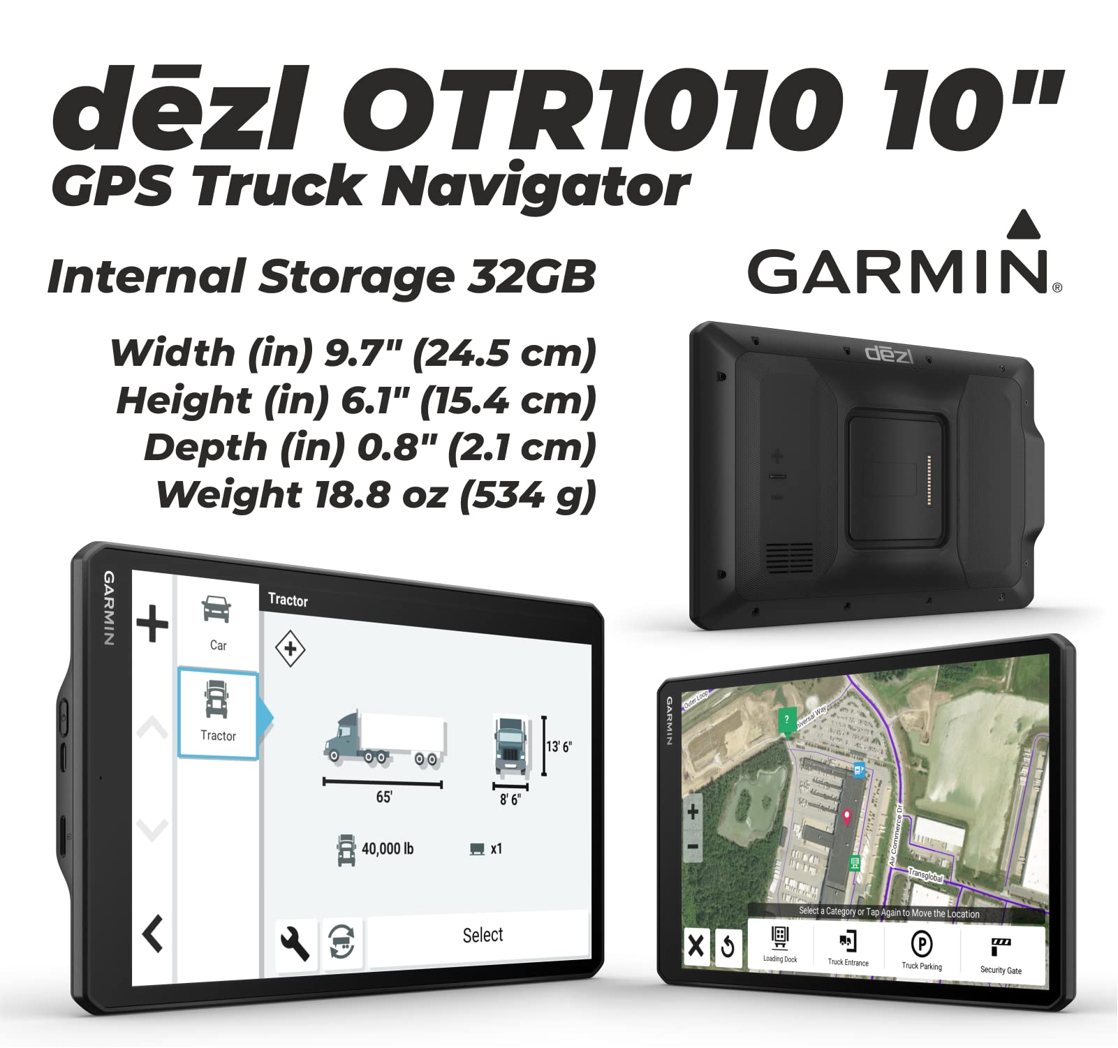 Mua Garmin dēzl OTR1010, Extra-Large, Easy-to-Read 10” GPS Truck ...
