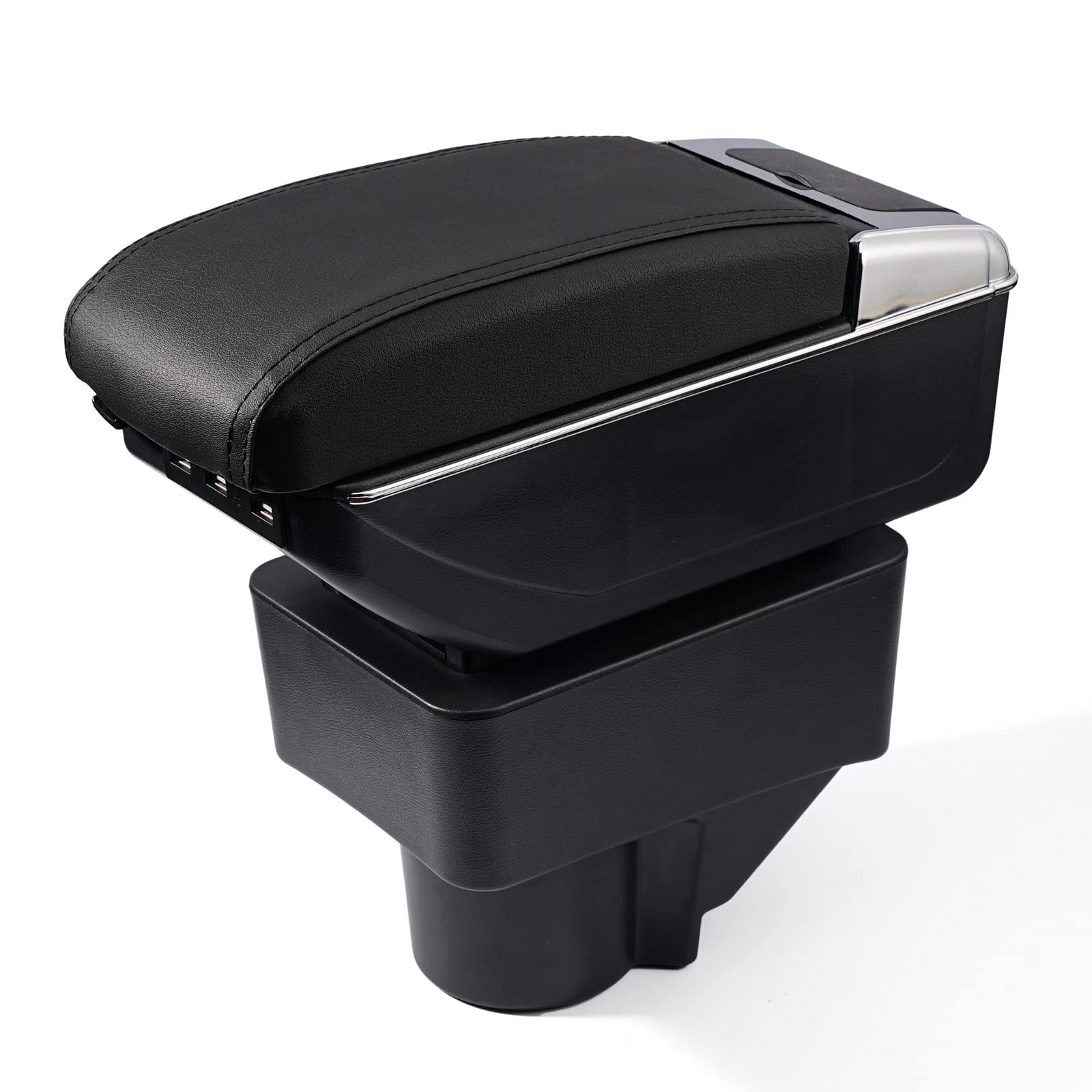 Flymotor Custom Fit for Car Armrest Box 2011-2018 Ford Fiesta MK7(Not ...