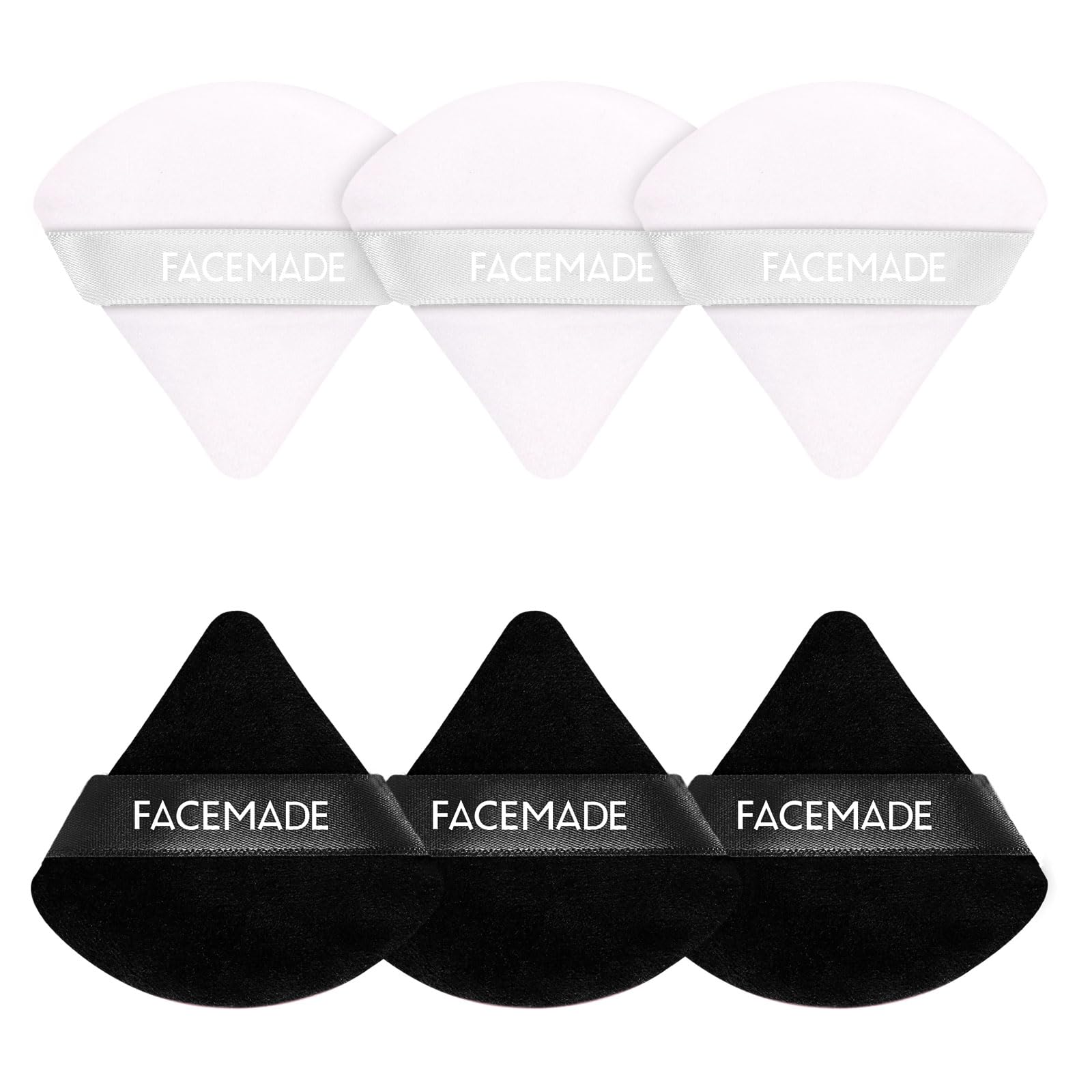 FACEMADE 12 Pieces Face Powder Puff with a Travel Case, Soft Makeup ...