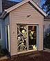 Amazon.com: Skeleton Door Cover - Halloween Wall Decoration : Patio ...