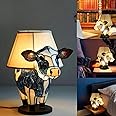 Neioaas Cute Cow Table Lamp, Small Animal Night Light,Highland Cow ...