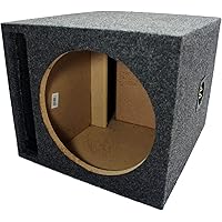 Amazon.com: Car Audio Single 12" SPL Bass Subwoofer Labyrinth Vent Sub ...