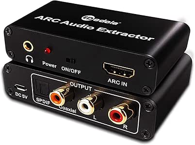 Amazon.com: HDMI ARC Adapter, edola HDMI ARC Audio Extractor Adapter 4K ...