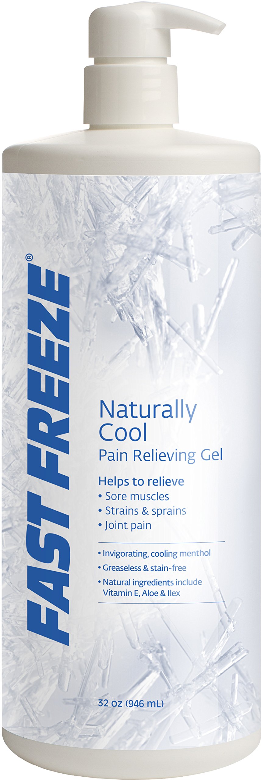 Amazon.com: Fast Freeze All-Natural Cooling Pain Relief Therapy: Gel ...