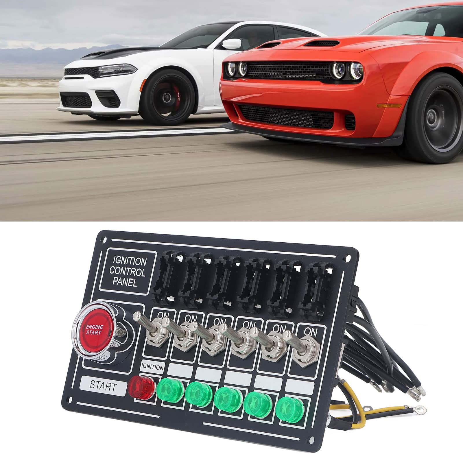 Mua 12V Ignition Switch Panel, 6 Speed Racing Car Ignition Starter ...