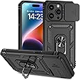 Amazon.com: Hitaoyou Compatible with iPhone 15 Pro Case, iPhone 15 Pro Case with Camera Cover ...