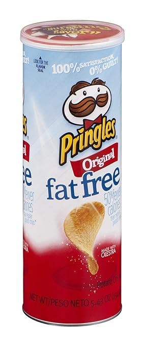 Amazon.com: Pringles Fat Free Original Potato Chips (Case of 14)
