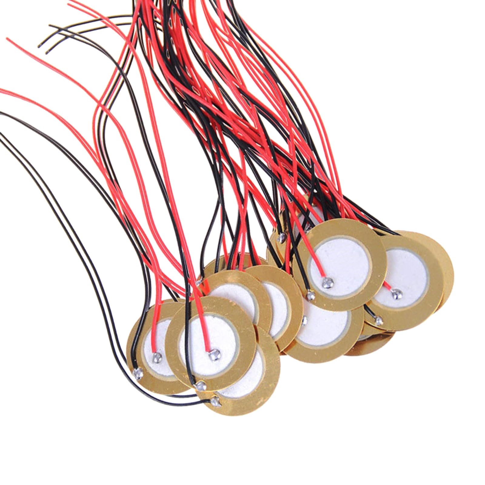Mua Whigetiy 15pcs Piezo Disc Guitar Piezo Element Sensor with Wire Pickup Transducer Microphone ...
