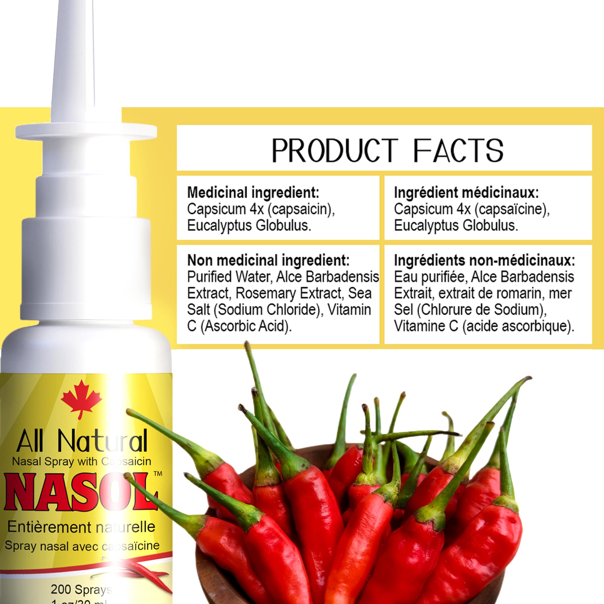 Mua Nasal Sinus Spray 1oz/30 ml - Relief from Sinus Pressure, Headaches ...