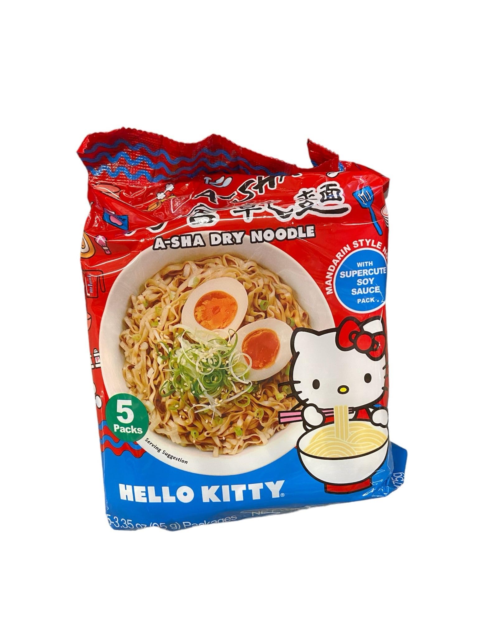 Intercart A-Sha Hello Kitty Dry Noodle Mandarin Style with Supercute ...