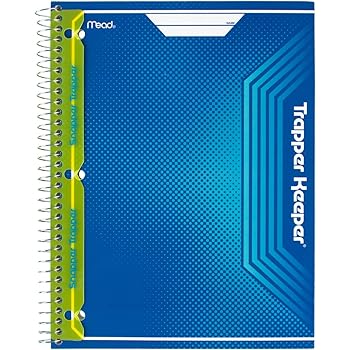Amazon.com : Mead Trapper Keeper Notebooks with Snapper Trapper, Fun in ...