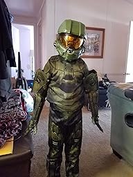 Amazon.com: Master Chief Classic Costume, Large (10-12): Toys & Games