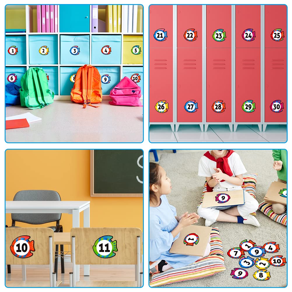 Mua WhatSign 36Pcs Line Up Spots for Classroom Floor Numbers Stickers ...