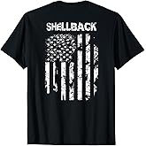 Women's Navy Honorable Shellback USN Veteran T-Shirt at Amazon Women’s ...
