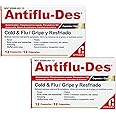 Amazon.com: ANTIFLU-DES Cold and Flu Symptoms Relief, Fever Reducer, 2 Pack of 12 Caps Each, 2 ...