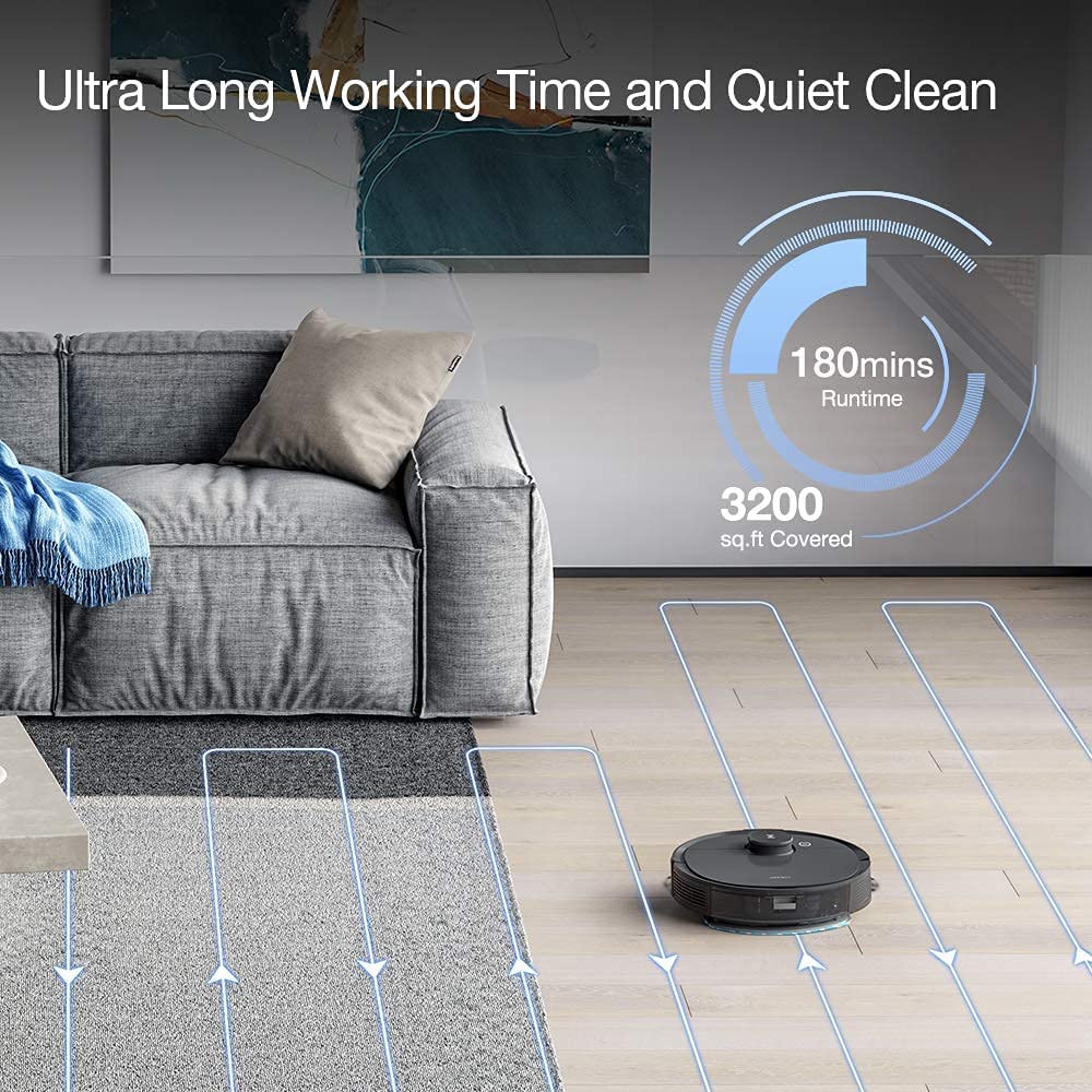 Mua ECOVACS R-OZT8PLUS | Robotic T8+ Vacuum & Mop Robot with Advanced ...
