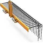Amazon.com: YITAMOTOR 72" Durable Powder Coated Steel Pine Straw Rake ...