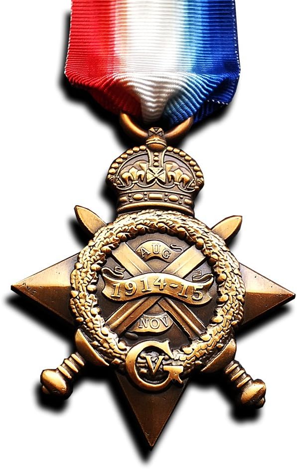 Goldbrothers13 1914-15 Star/Mons Star WW1 Medal For British and ...