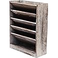 Amazon.com : superbpag Wood Hanging File Organizer, 5 Tier Wall Mount ...