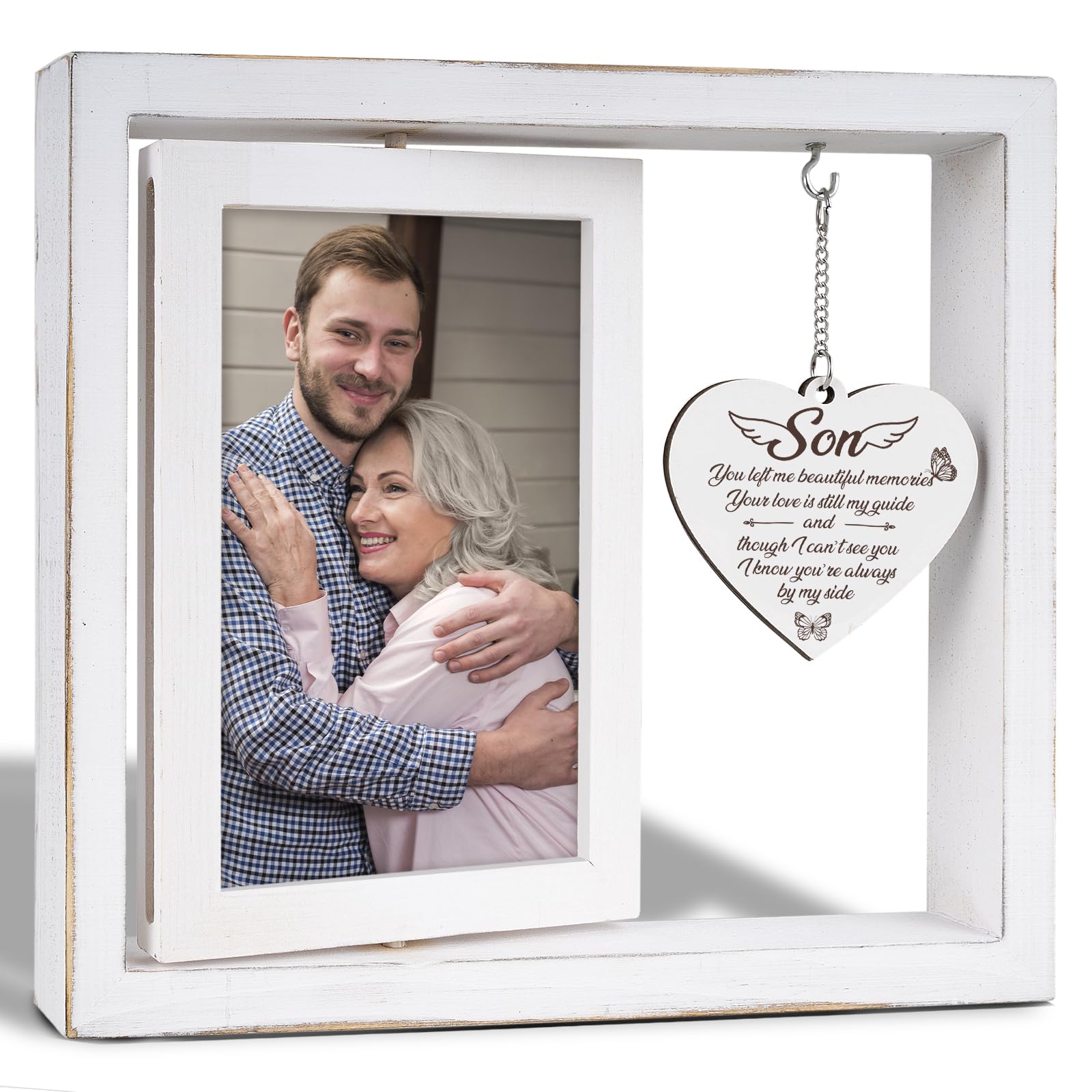 Memorial Gifts for Loss of Son,In Loving Memory Picture Frame,Durable ...