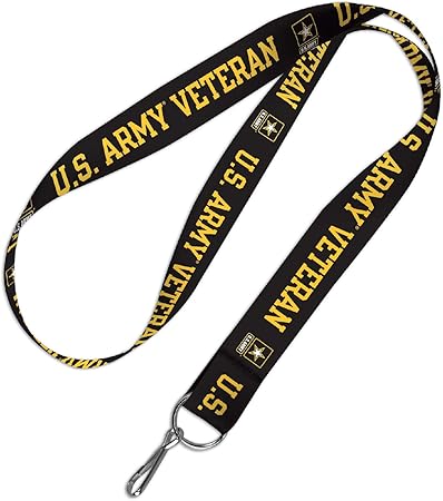 Amazon.com: U.S. Army Veteran Lanyard. Black: Office Products