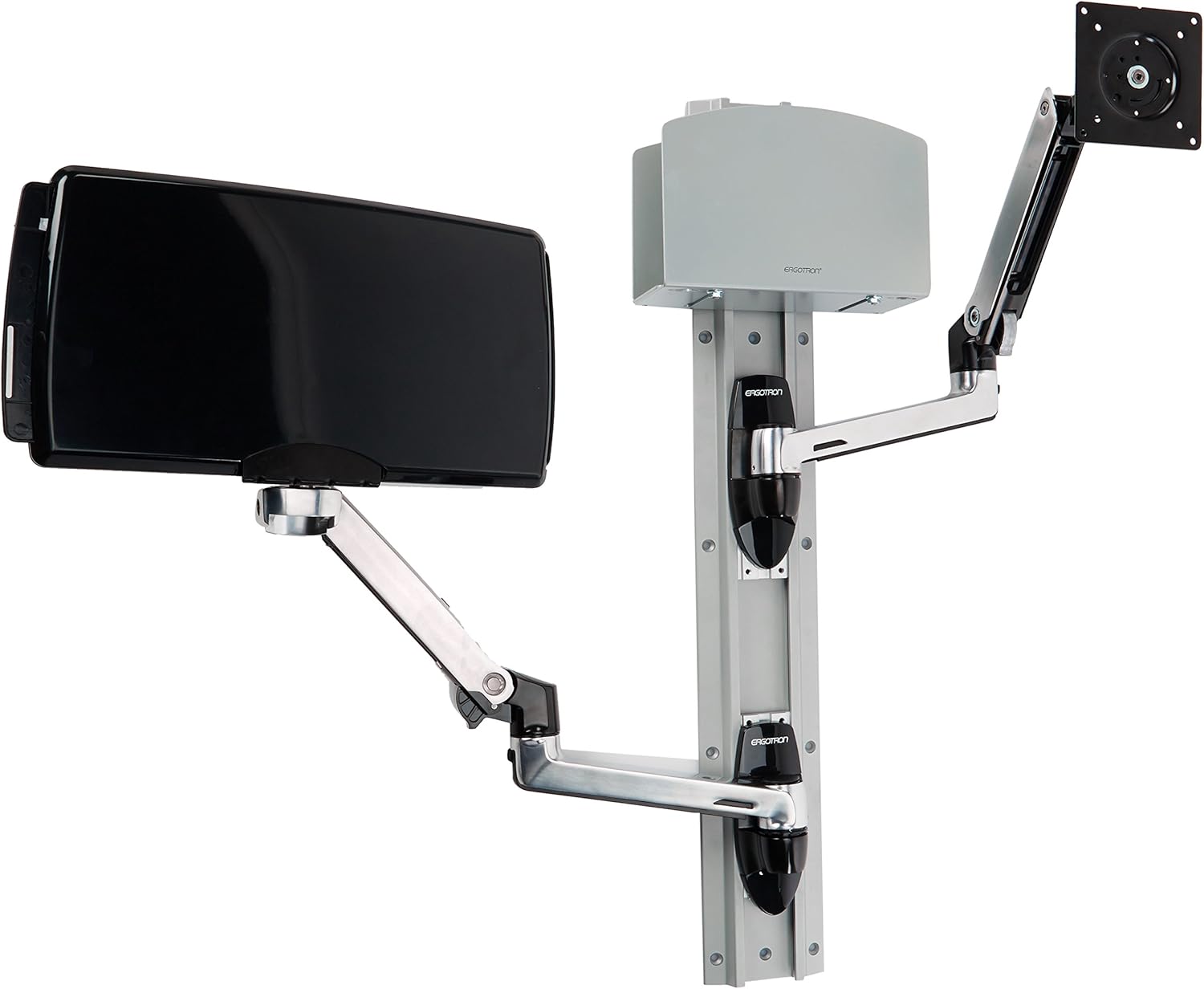 Ergotron LX Support mural Pour écran LCD jusque 61 cm (24"): Amazon.fr ...