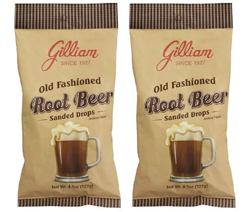 Gilliam Old Fashioned Candy Flavored Sanded Root Beer Drops Pack of 2 ...