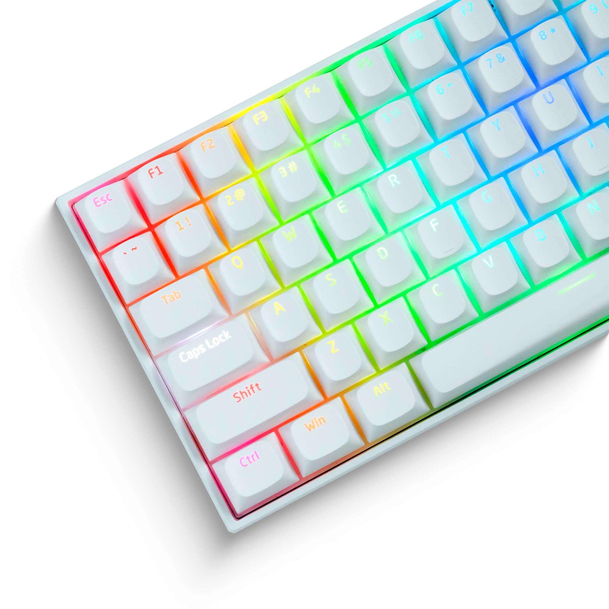 Mua XVX Shine Through Keycaps, White Pudding Keycap Set, Double Shot ...