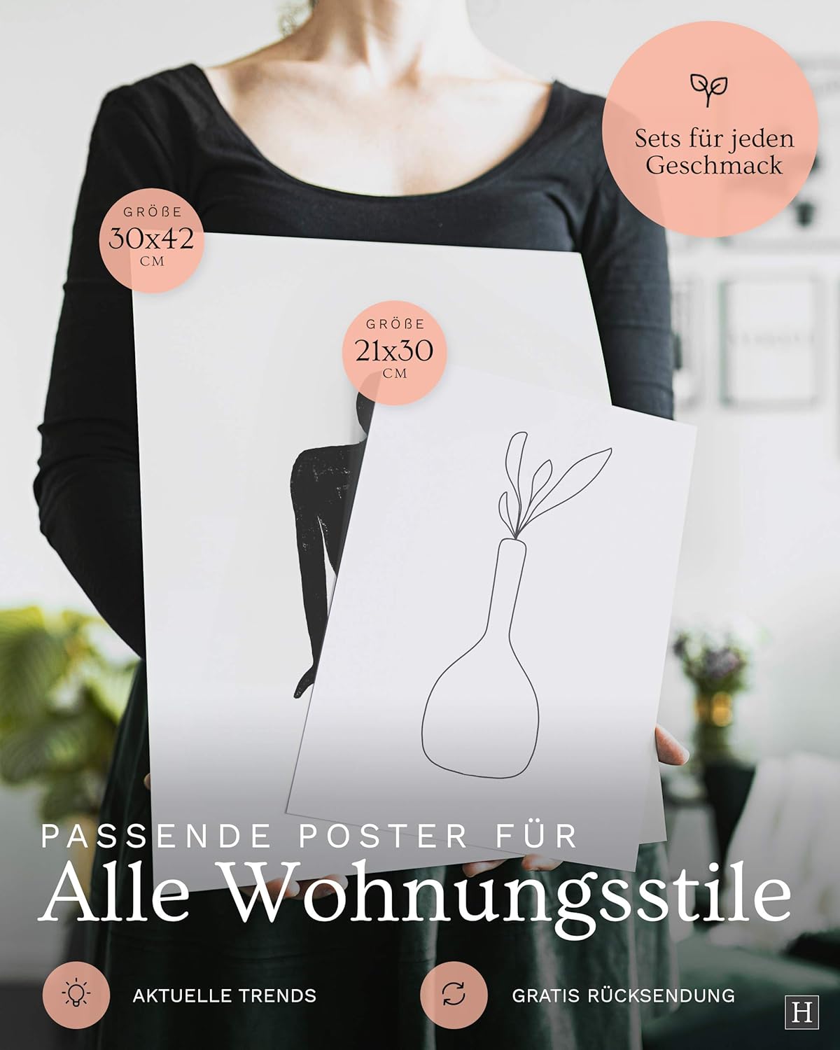 Heimlich Set of Posters – UNFRAMED – Premium Prints – 2 x A3 (30x42cm ...