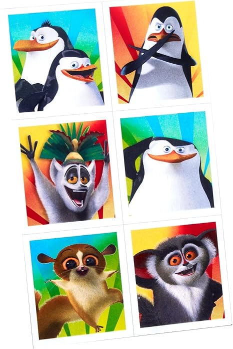 Amazon.com: Penguins of Madagascar Stickers Party Accessory: Kitchen ...