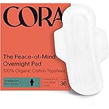 Amazon.com: Cora Organic Pads | Ultra Thin Period Pads with Wings ...