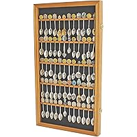 Amazon.com - 60 Souvenir Spoon Tea Spoon Display Case Rack Holder Wall ...
