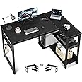 Amazon.com: Casaottima L Shaped Computer Desk, 40 Inch Small Corner ...