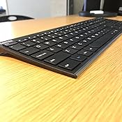 Amazon.com: Arteck 2.4G Wireless Keyboard Stainless Steel Ultra Slim ...