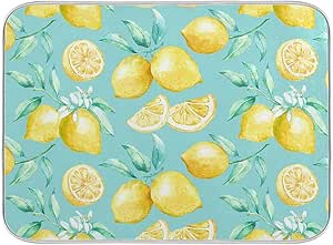 Amazon.com: Absorbent Dish Drying Mat for Kitchen Counter - Yellow ...