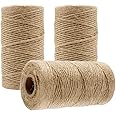 Amazon.com: 1000 Feet Natural Jute Twine String, Tenn Well 3Ply 2mm ...