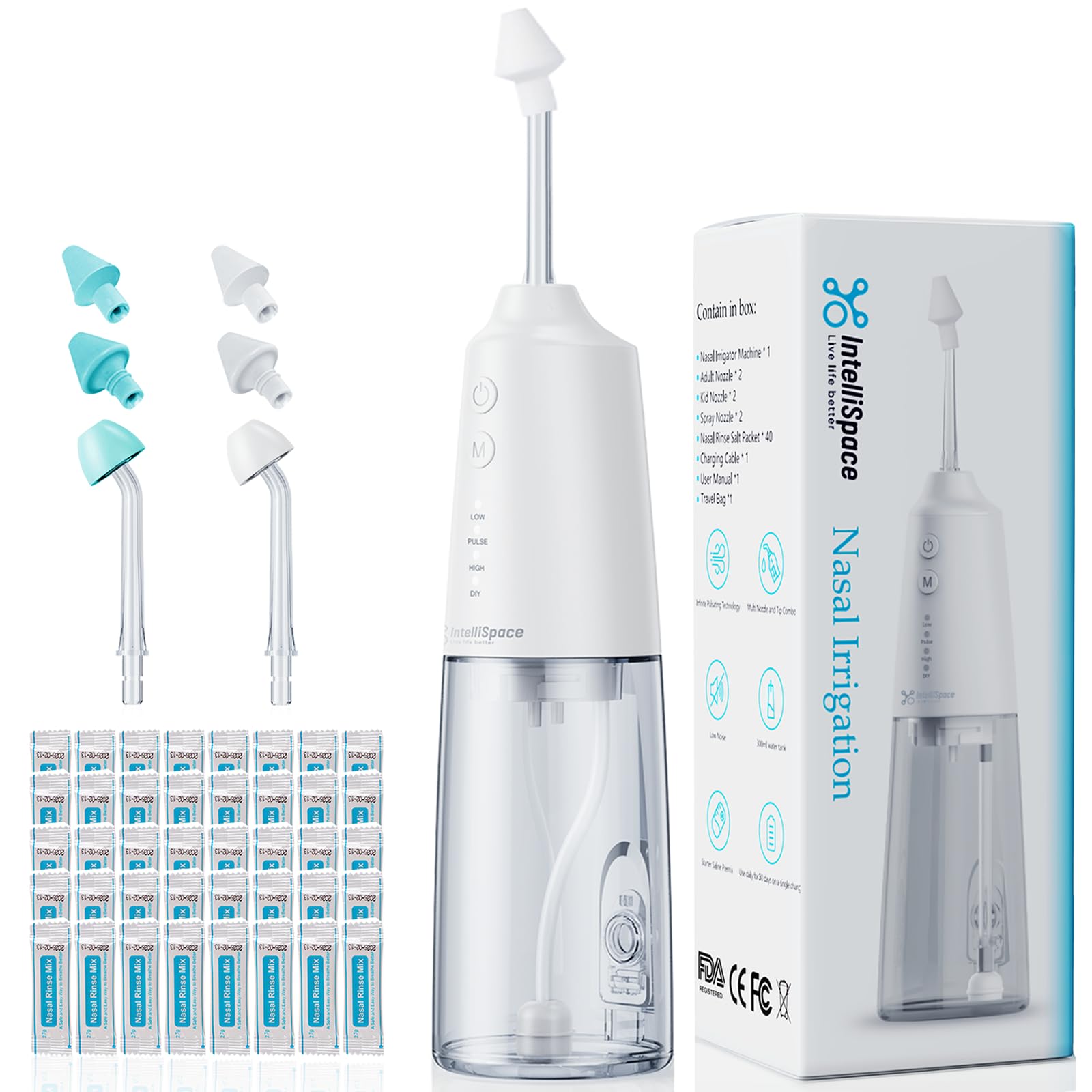 Mua IntelliSpace Nasal Irrigation System Portable Cordless Nasal Rinse ...