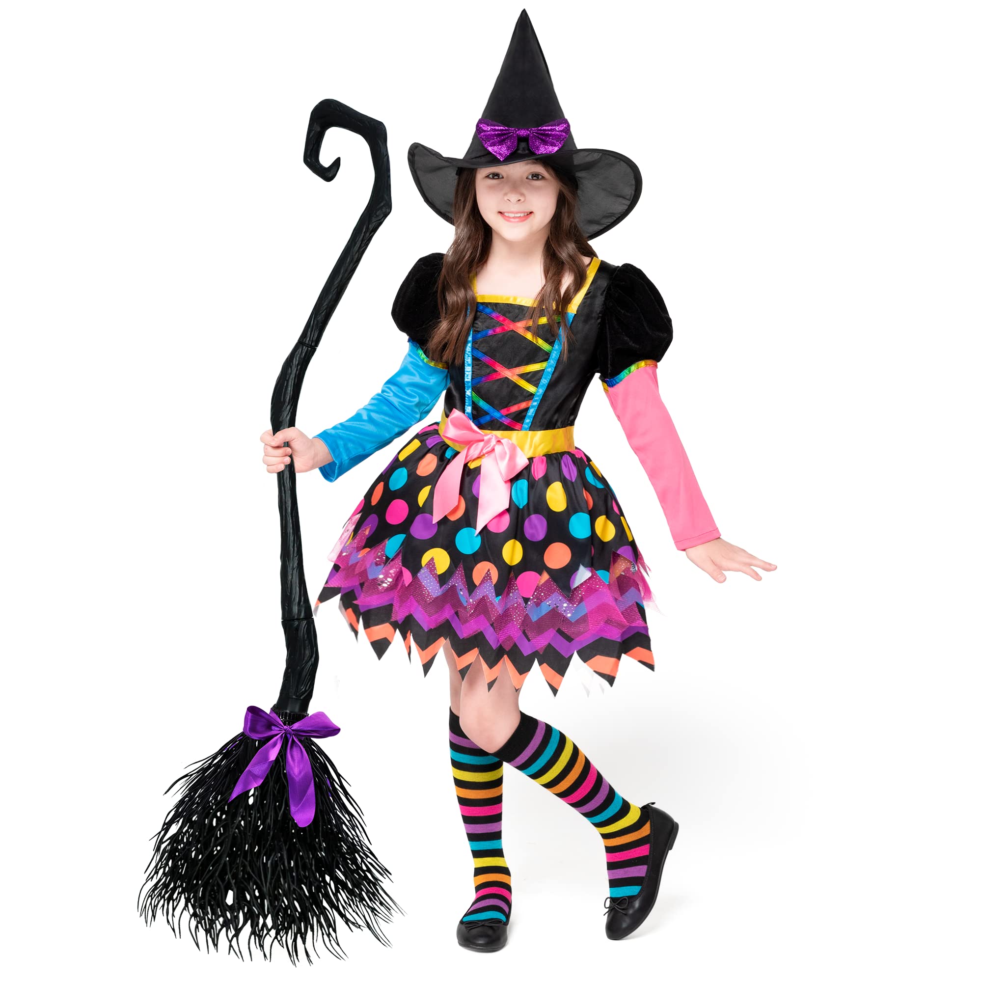 Spooktacular Creations Funky Witch Costume for Girls, Fairytale Witch ...