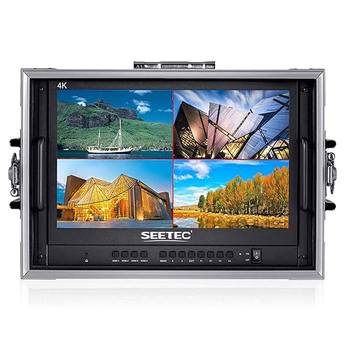 SEETEC ATEM156-CO 15.6” 4K HDMI Multiview Portable Carry-on Broadcast ...