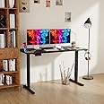 Amazon.com: Computer Desk Adjustable Height Computer Workstation ...