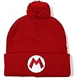 Amazon.com: Super Mario Bros Mario Red Knit Hat Beanie - Nintendo Super ...