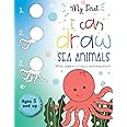 Amazon.com: My First I can Draw Sea Animals Whale, dolphin, octopus and ...