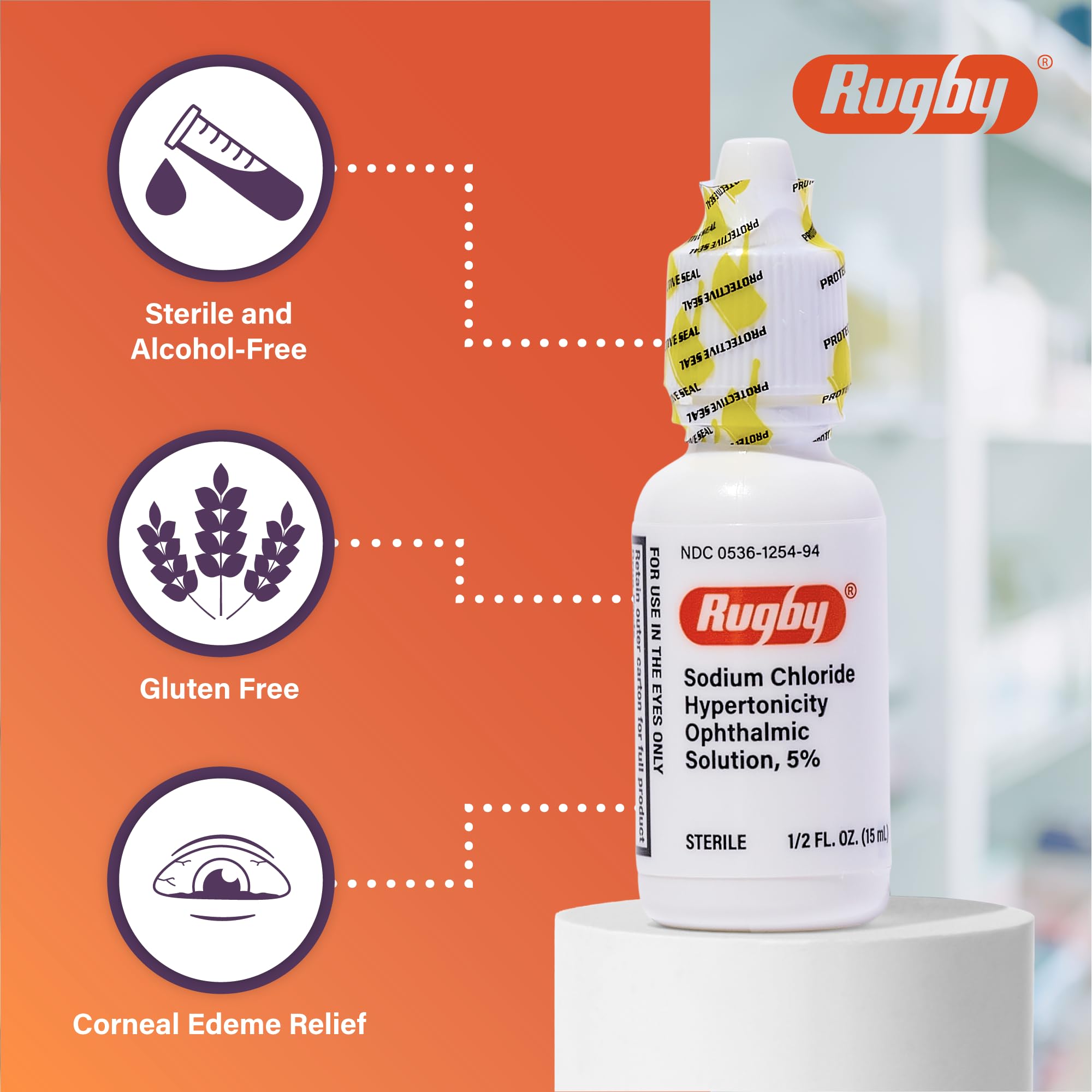 Mua Rugby Sodium Chloride Hypertonicity Ophthalmic Eye Solution 5% ...