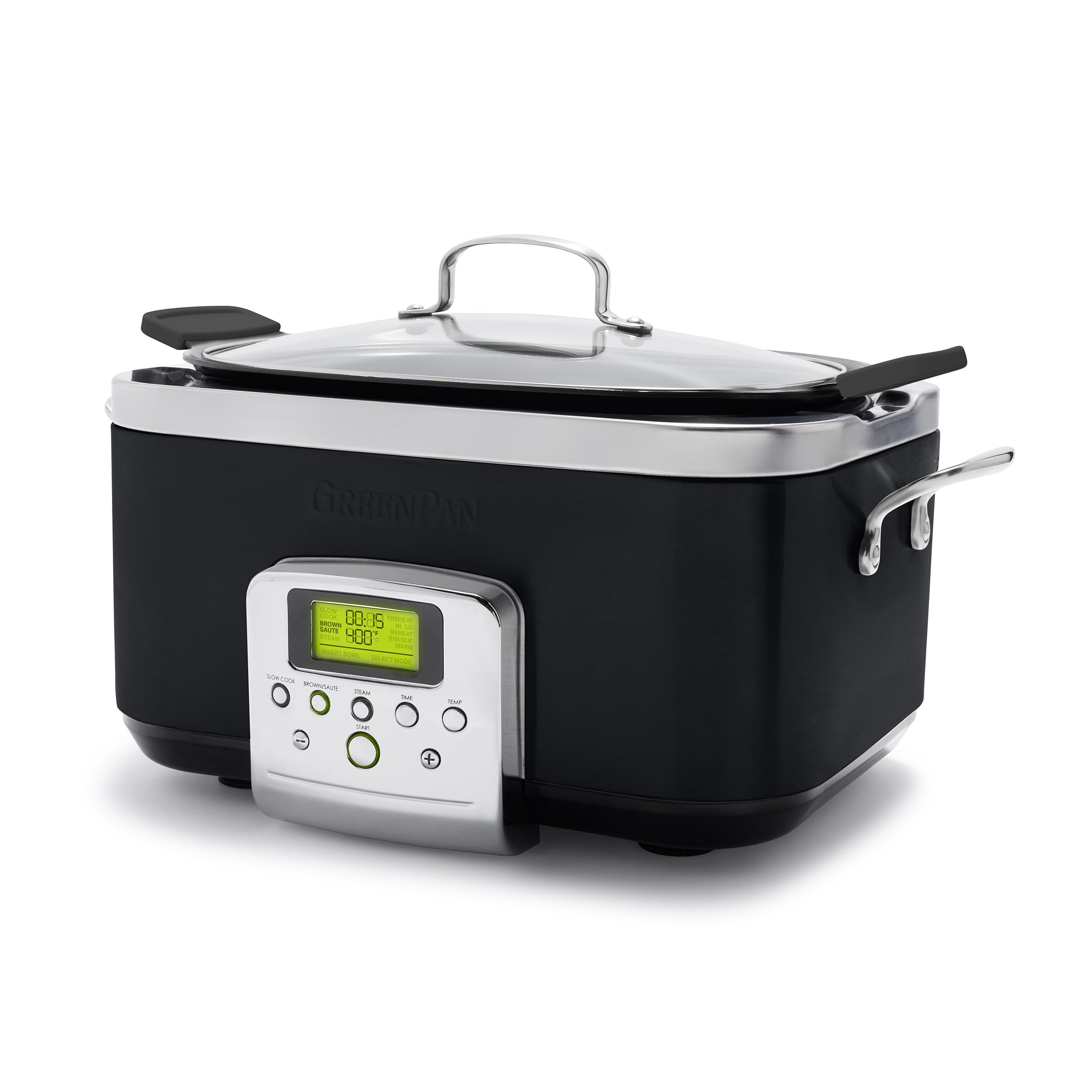 GreenPan Elite 8 - in -1 Programmable 6QT Electric Slow Cooker ...