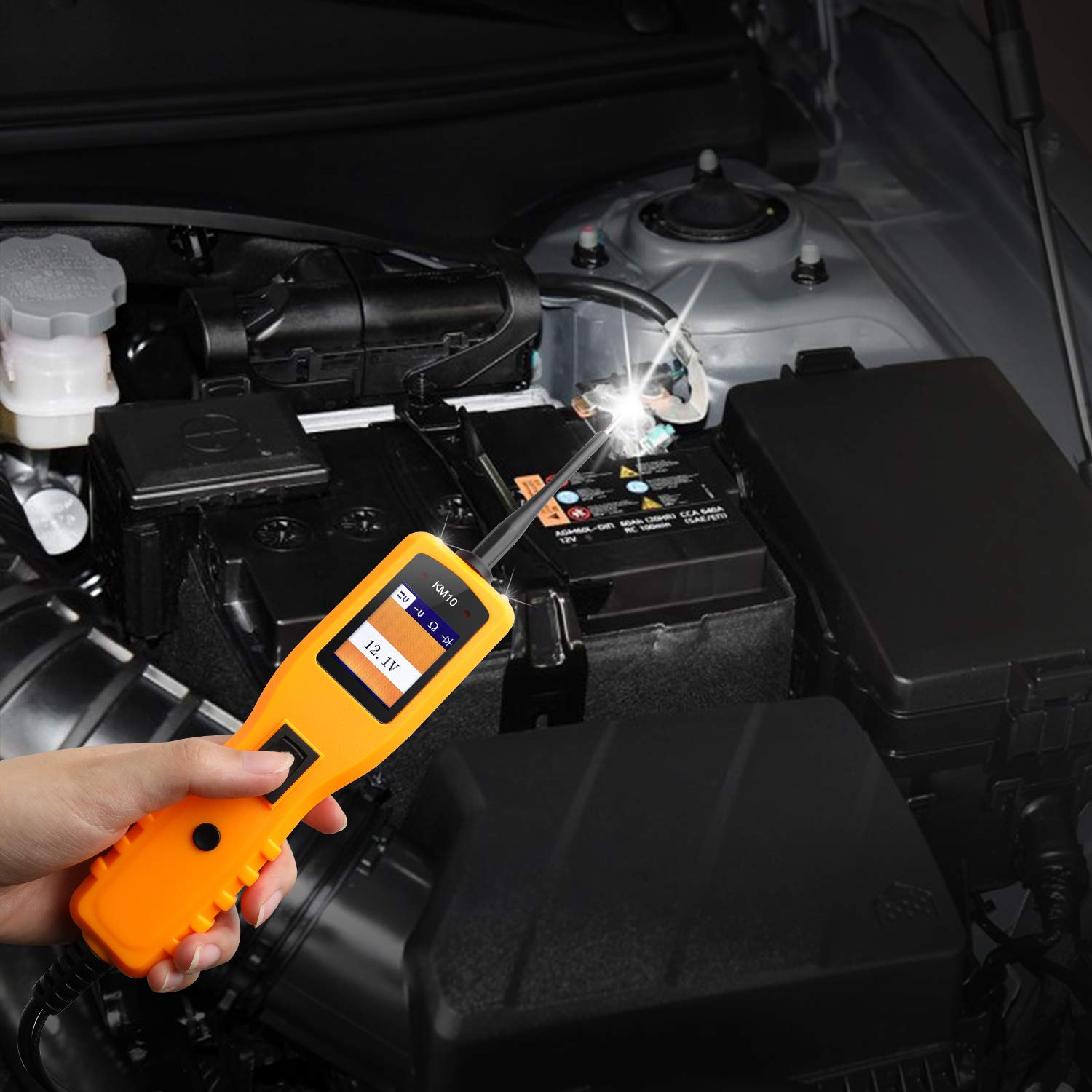 Automotive KM10 Automotive Circuit Tester Power Probe Kit Diagnostic ...