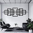 Amazon.com: Square Metal Wall Art, Luxury Modern Metal Wall Art ...